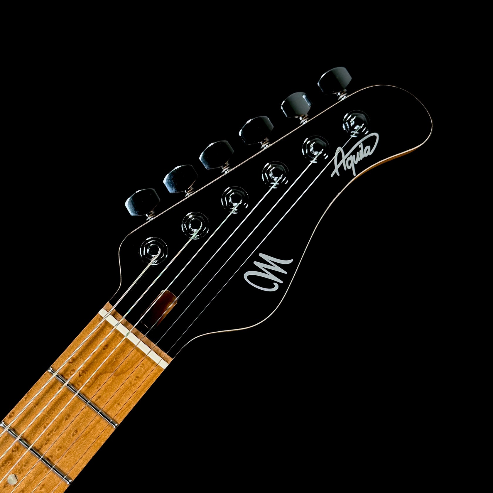 Mayones Aquila Elite S 6 | Monolith Black Gloss – The Vibrato Bar