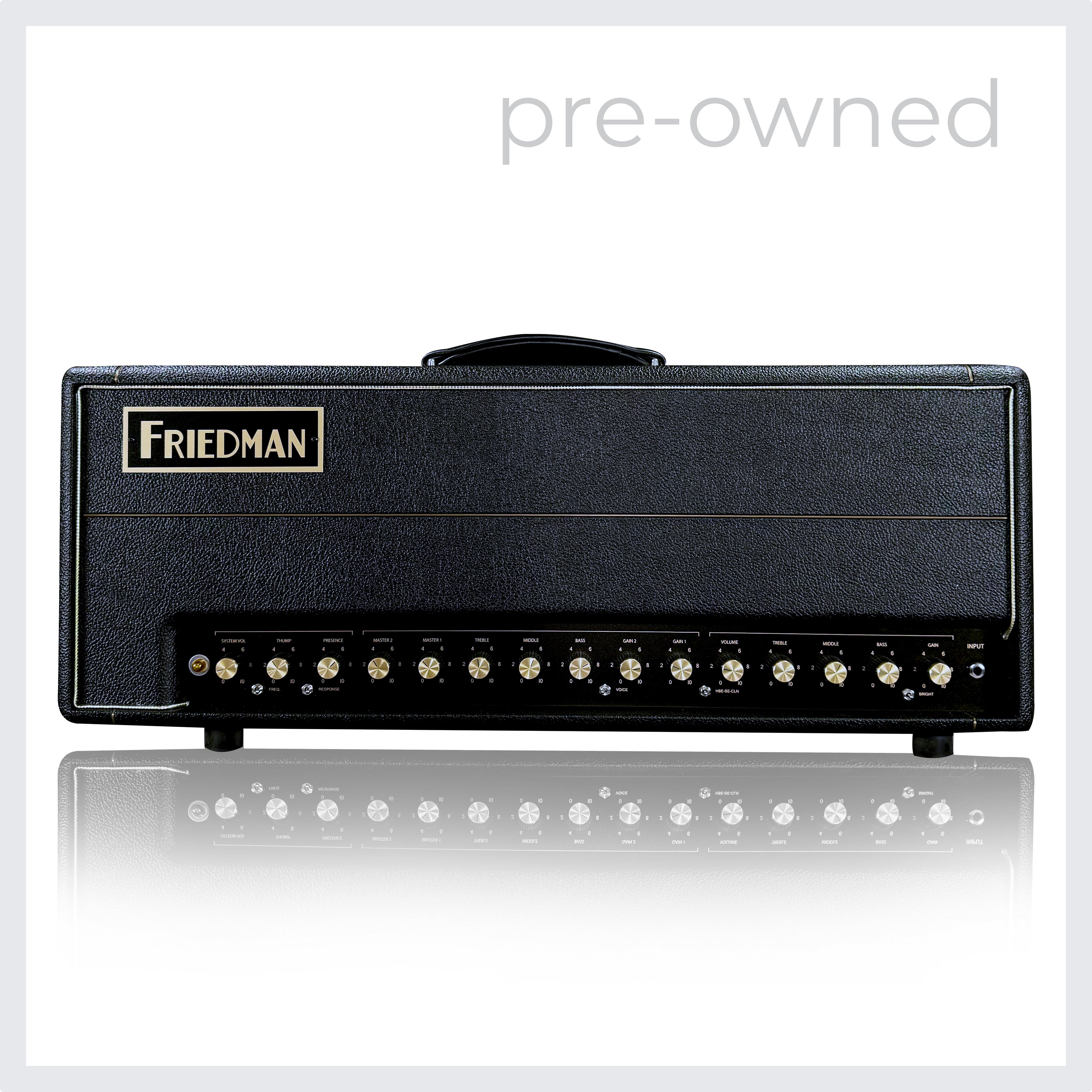 Friedman BE-100 Deluxe 3-Channel 100-Watt Guitar Amp Head – The Vibrato Bar